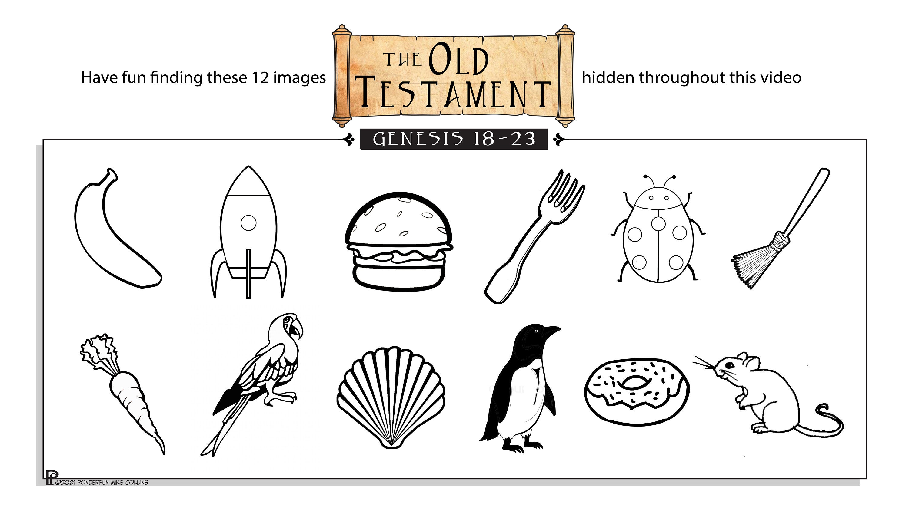 Old Testament Color Overviews of Come Follow Me Lessons Genesis - 2 ...