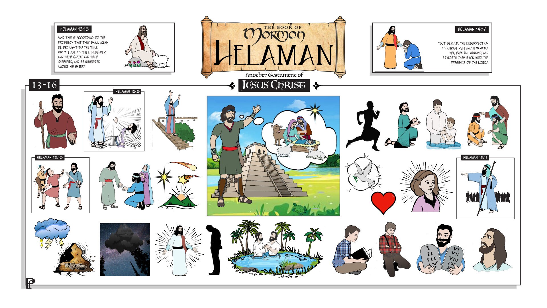 Book of Mormon Primary Overviews From Alma 30-moroni - Etsy