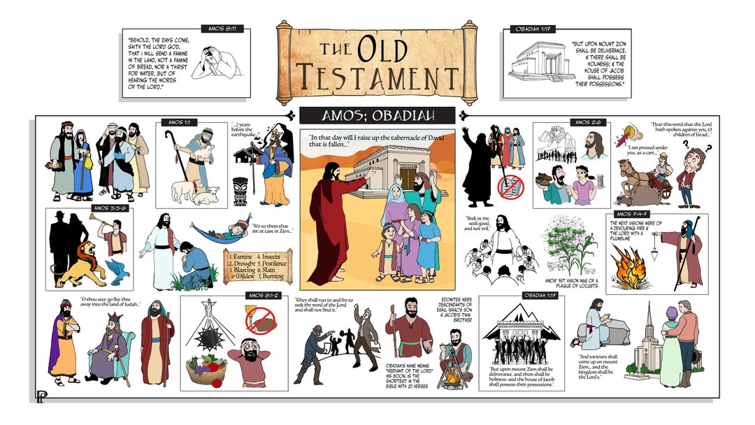 Old Testament Color Overviews of Come Follow Me Lessons 1 Kings ...