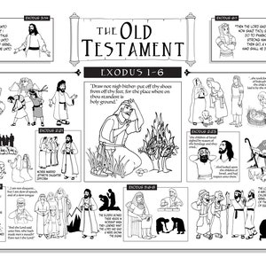Old Testament Coloring Page Overviews of Come Follow Me Lessons Genesis ...