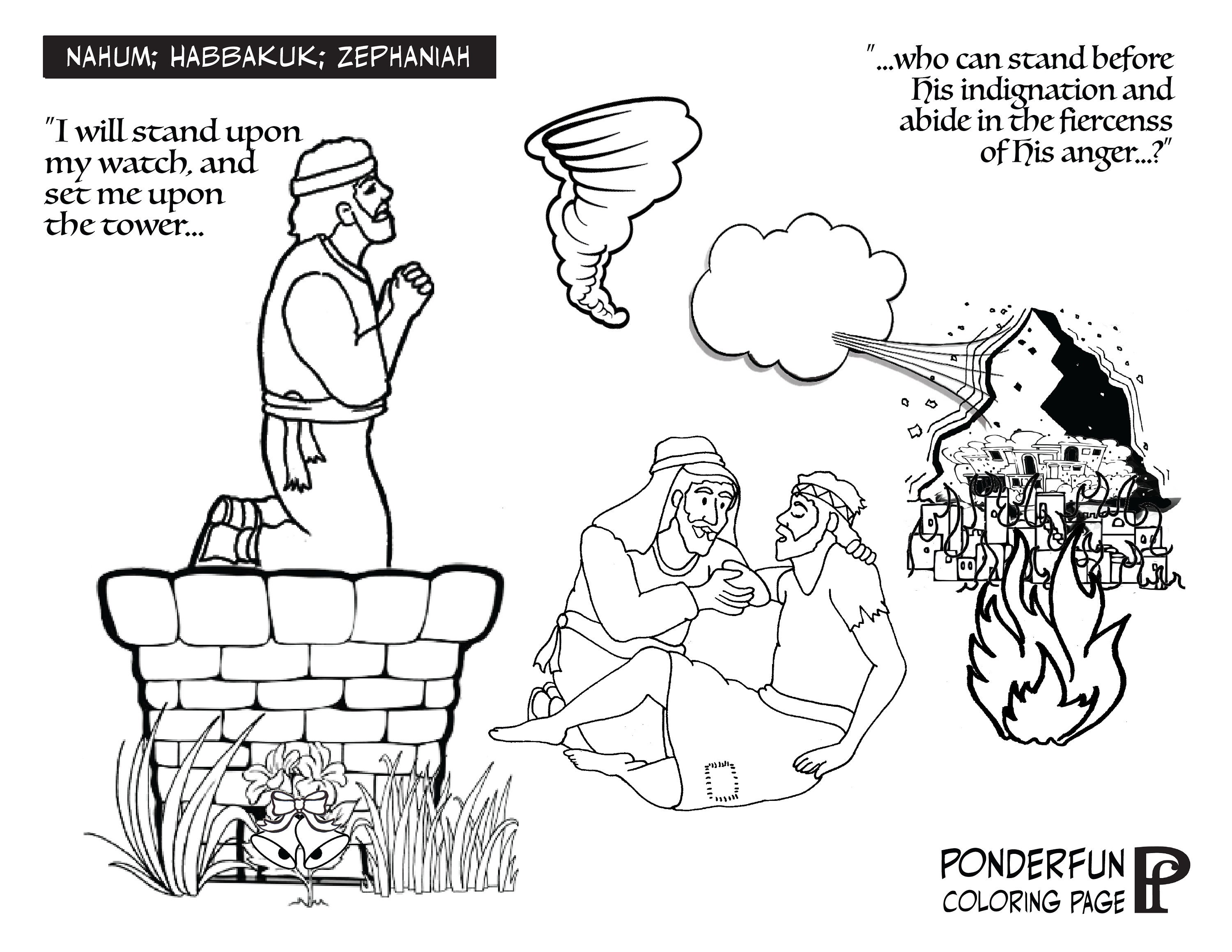 Nahum The Prophet Printable Coloring Pages