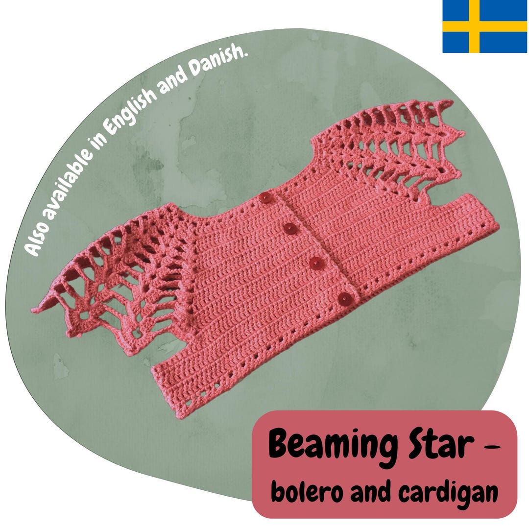 Beaming Star Childrens Dress ADDITION Pdf Pattern | Swedish | Sizes 1-7 ...