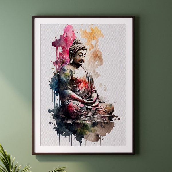 Buddha Art Print - Etsy