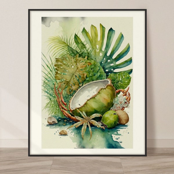 Coconut Art - Etsy