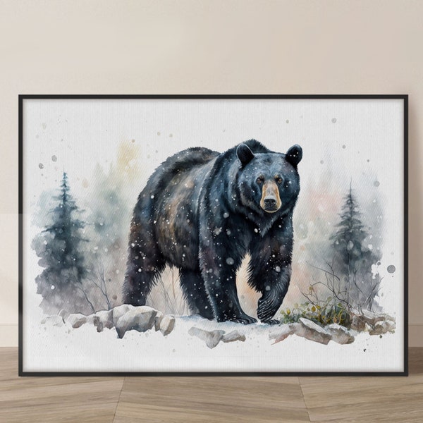 Black Bear Art - Etsy