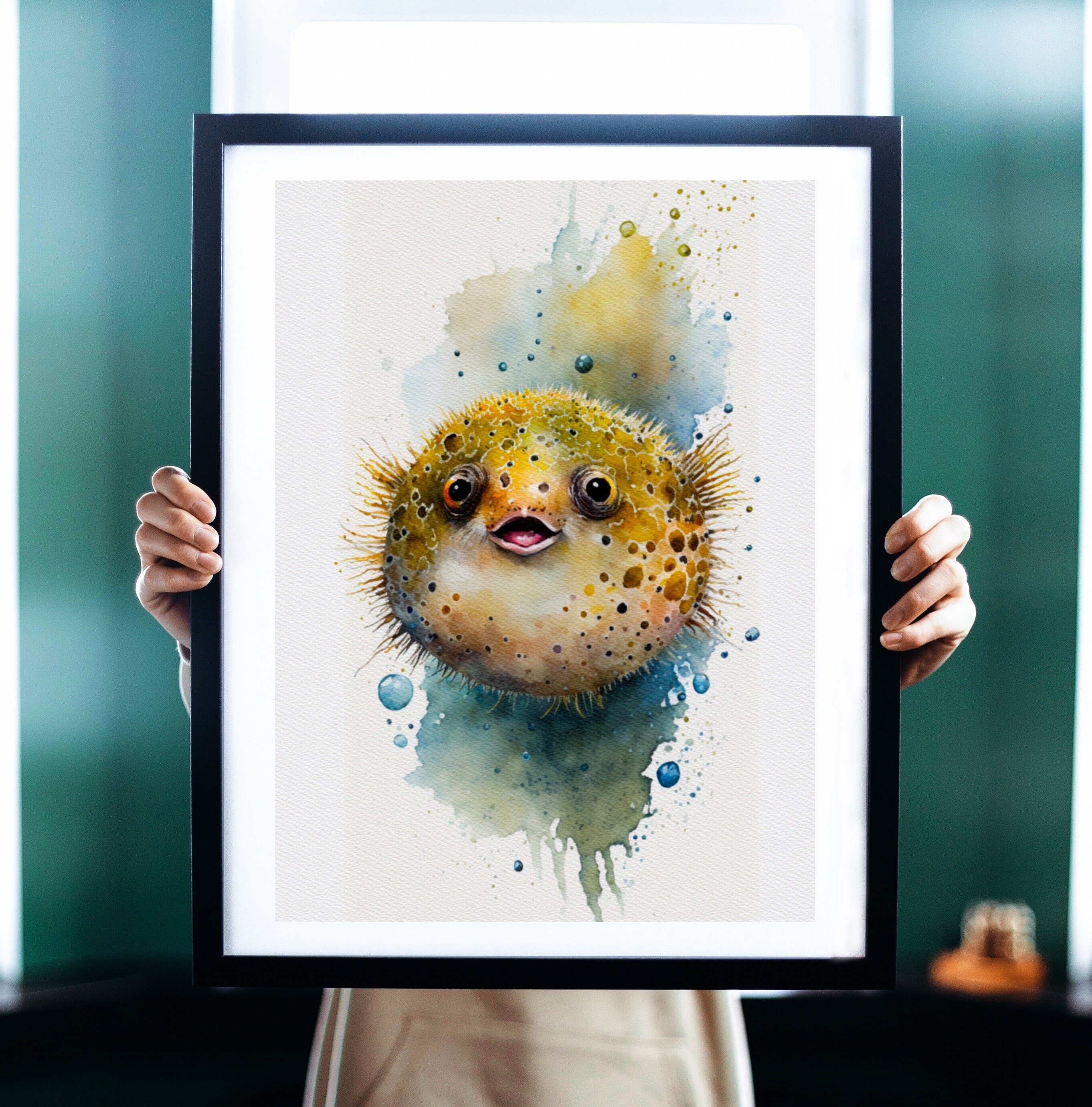 Puffer Fish Painting
