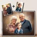 Custom Watercolor Family Portrait From Merging Multiple Photos, Combine ...