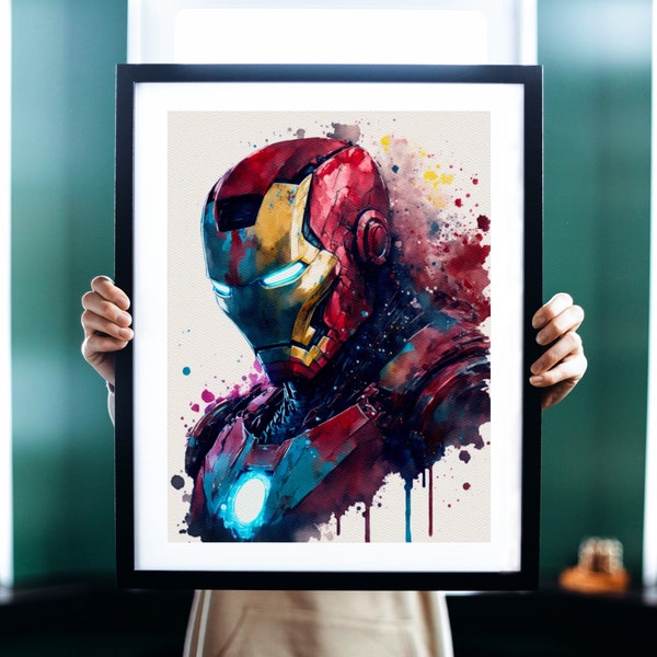 Iron Man Wall Art - Etsy