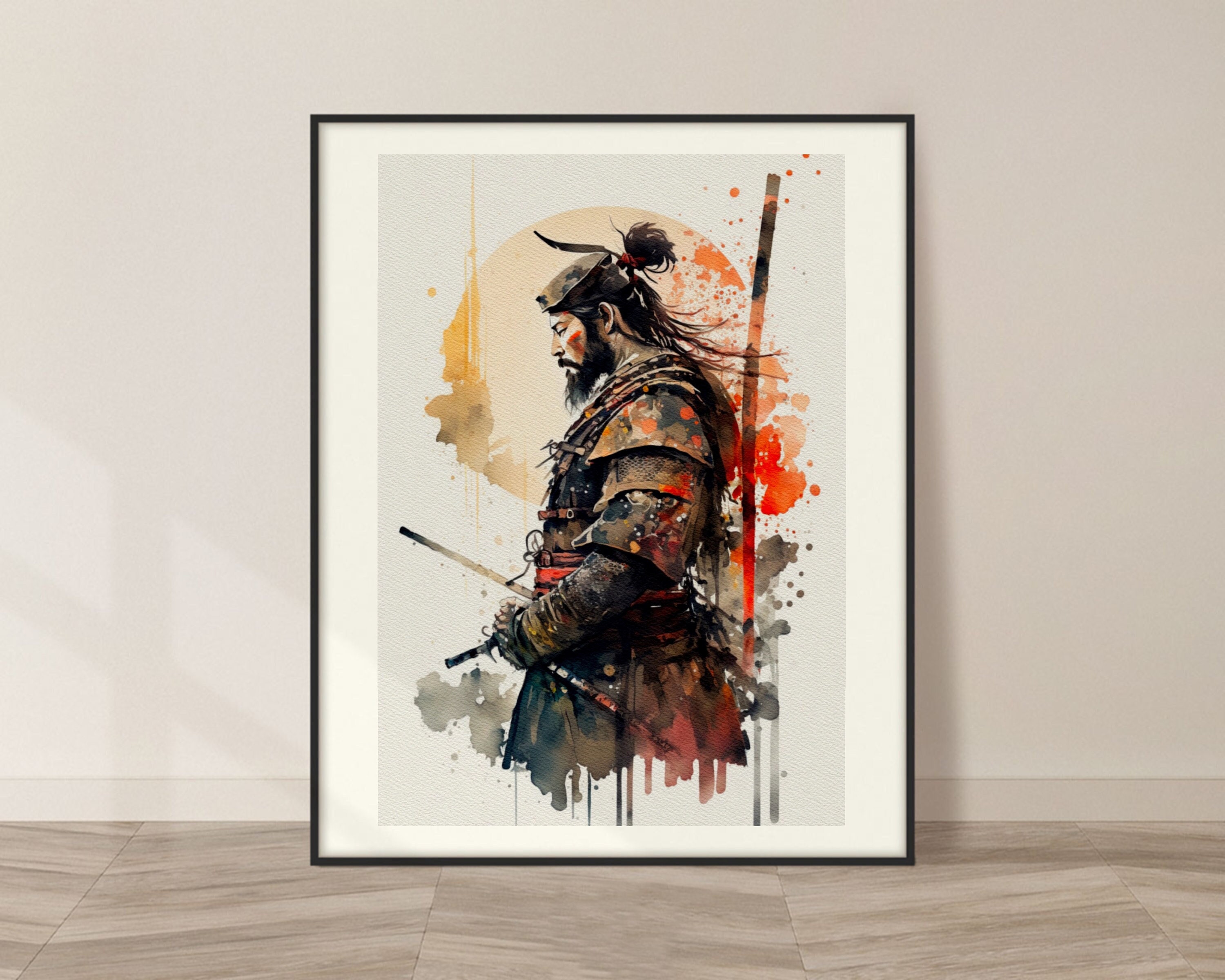 Samurai painting store