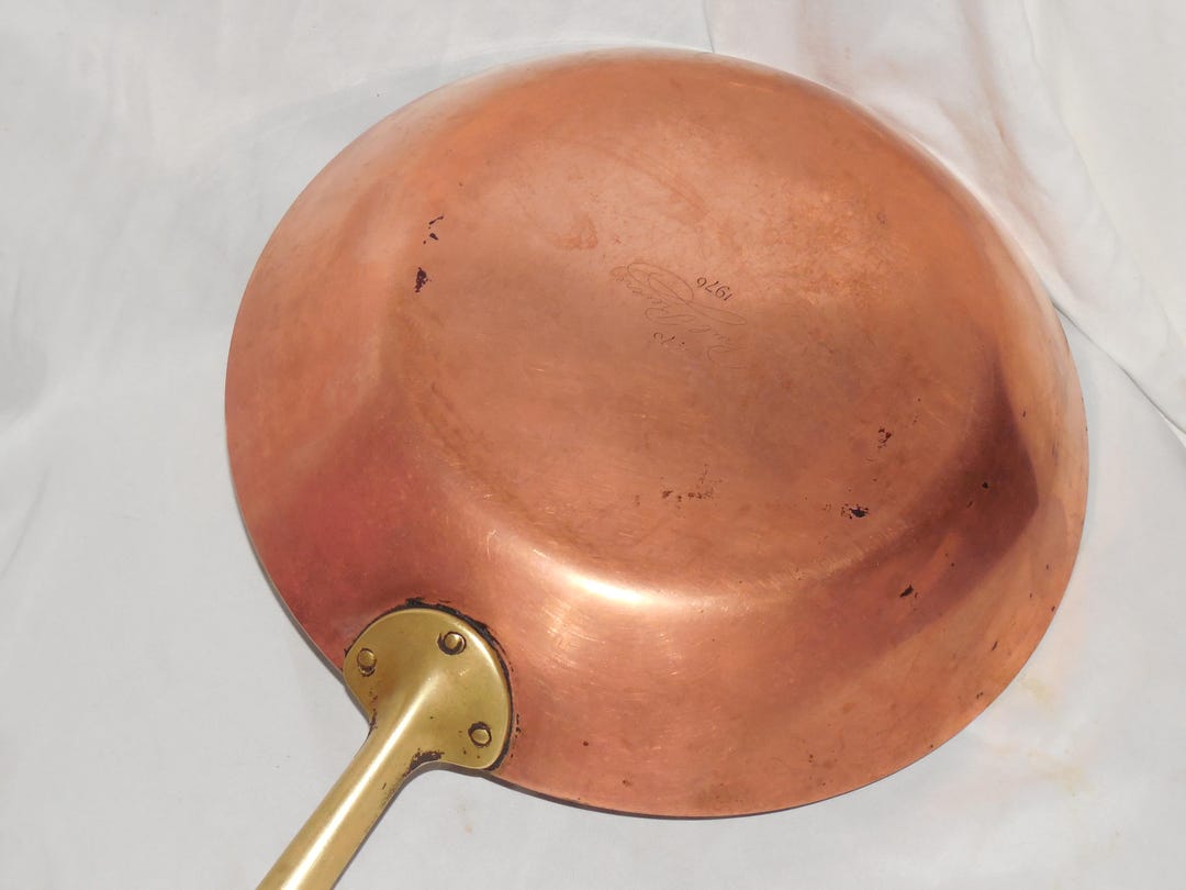 Vintage Paul Revere Copper Pan 1776-1976 Series With Brass Handle and ...