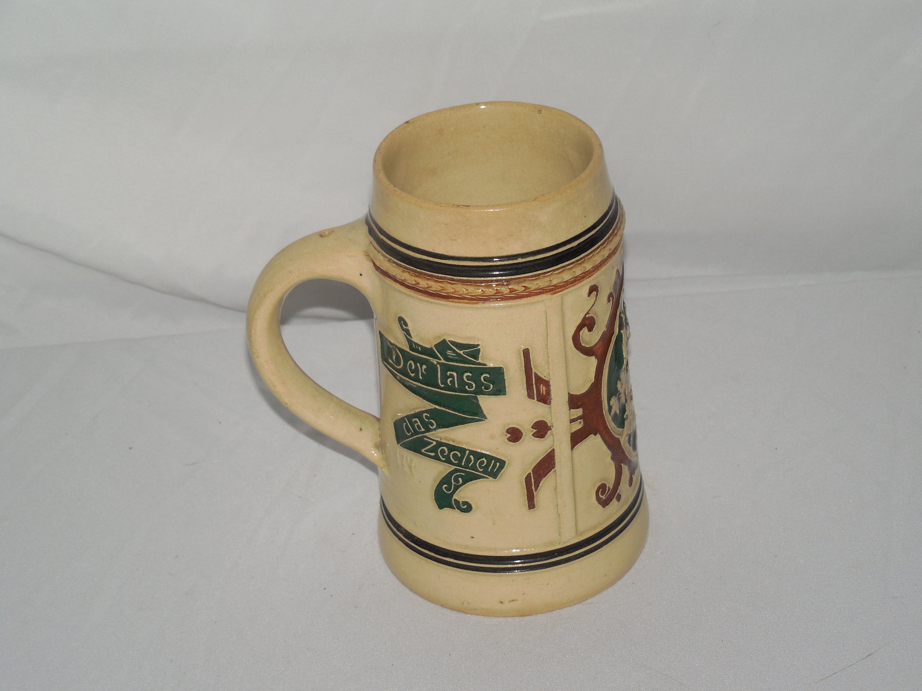 Vintage pre-owned Hand Painted Pottery German Prosit beer | Etsy