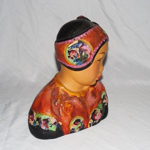 Antique Esther Hunt Lotus Bud Head Bust 1920s Hand Made Sculpture - Etsy