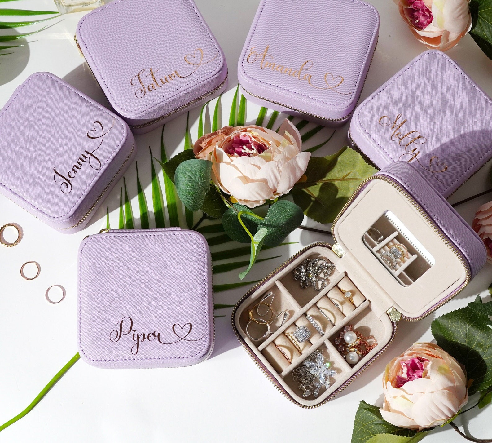 Personalized Custom Jewelry Box, Travel Box, Christmas & Holiday Gift ...