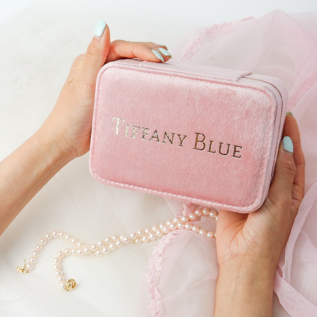 Two-tier Box, High Quality Italian Velvet Custom Jewelry Box, Christmas ...