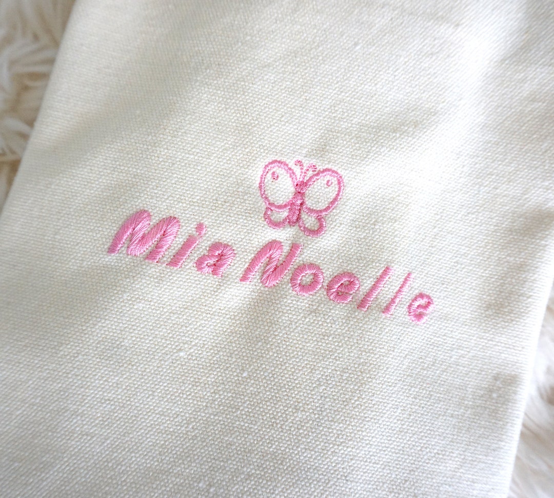 Custom Name Tote- Personalized Gift, Custom Embroidered Tote Bag Cute ...