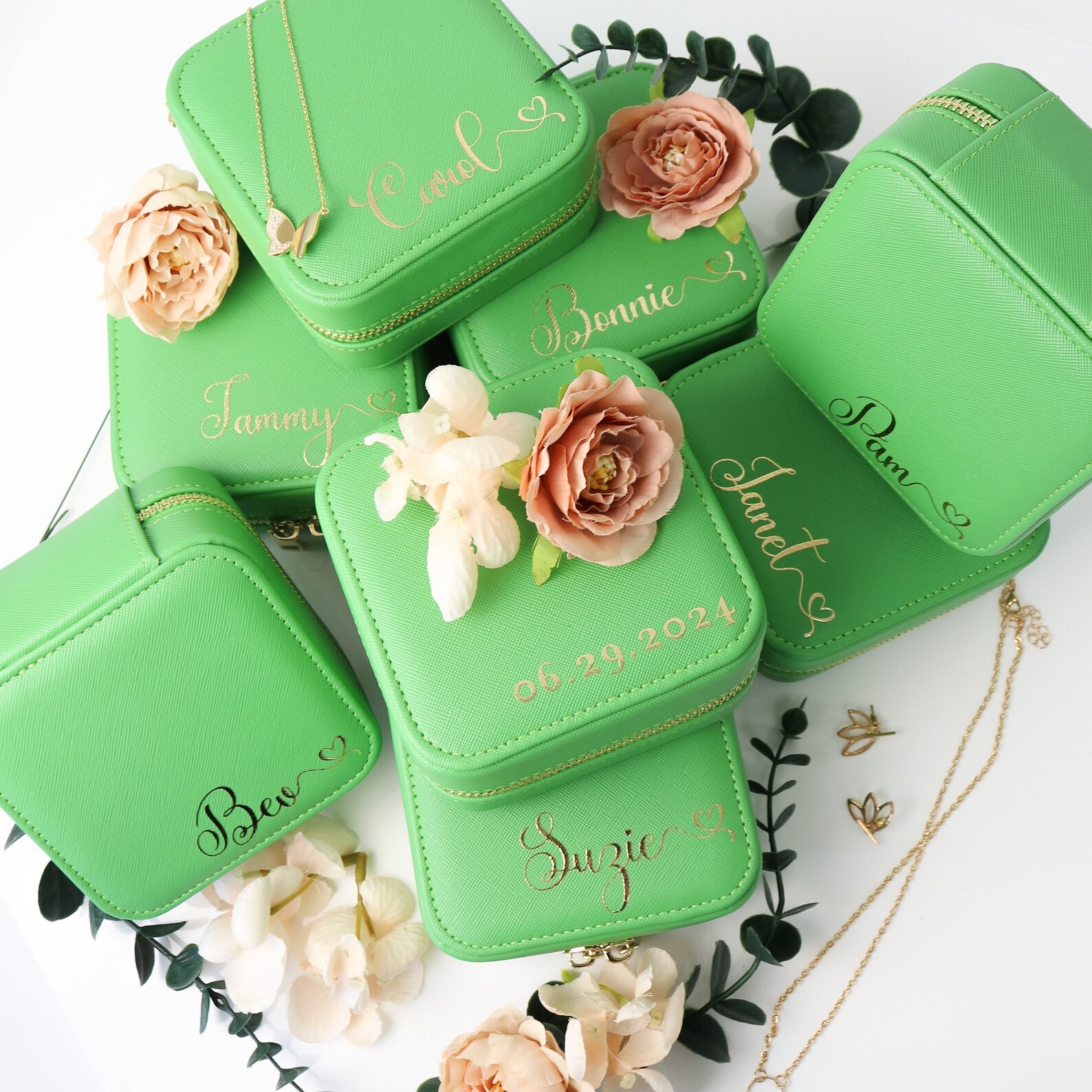 Personalized Custom Jewelry Box, Travel Box, Christmas & Holiday Gift ...