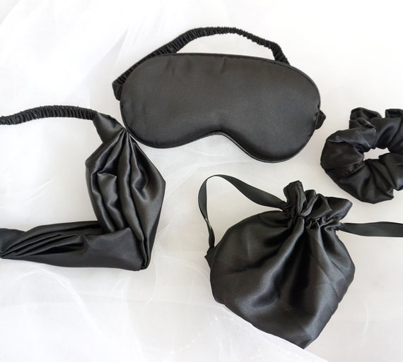 Personalized Silky Eye Mask Set Custom Sleep Mask Christmas - Etsy