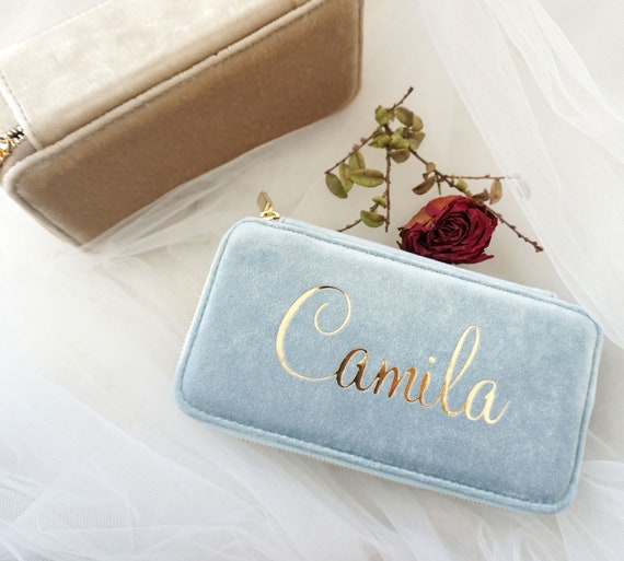 Velvet Interior Jewelry Box High Quality Personalized Jewelry - Etsy