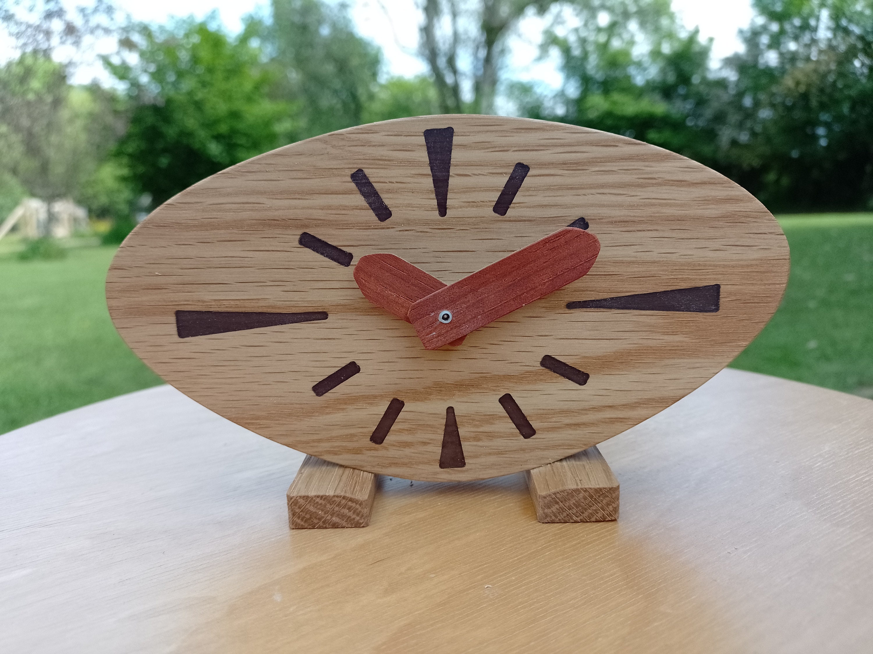 Mid Century Modern Mantel Clock - Etsy