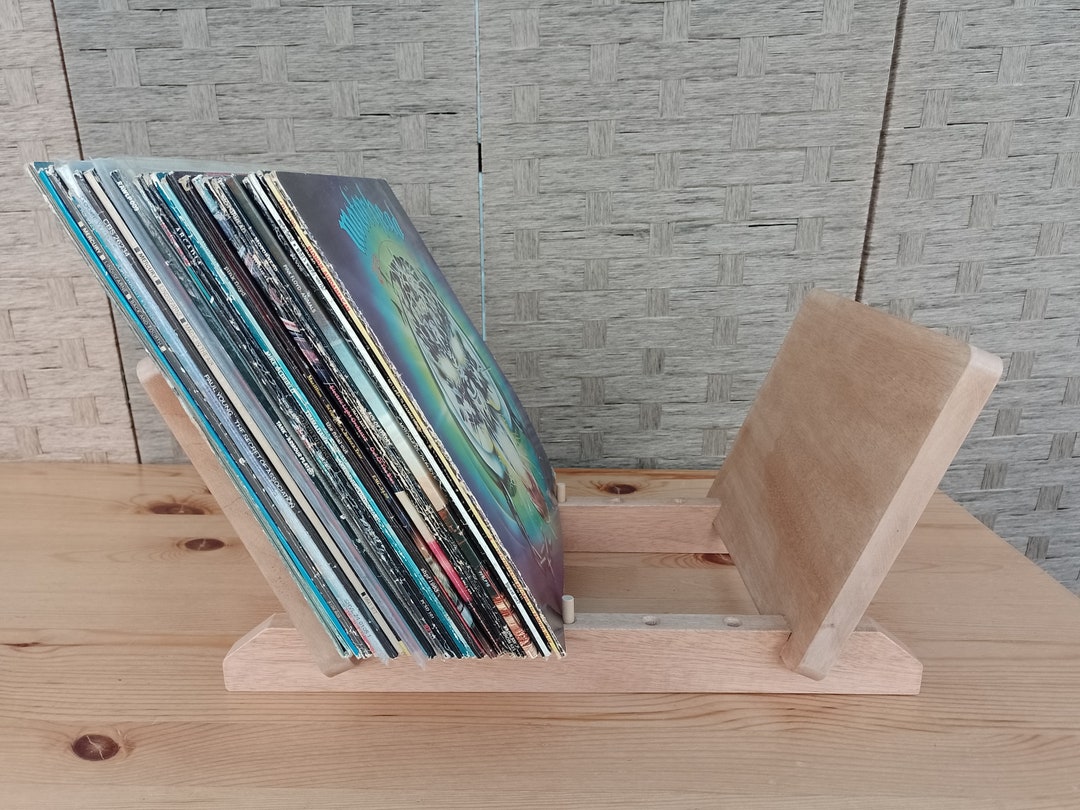 Wooden Vinyl Record Rack - Etsy