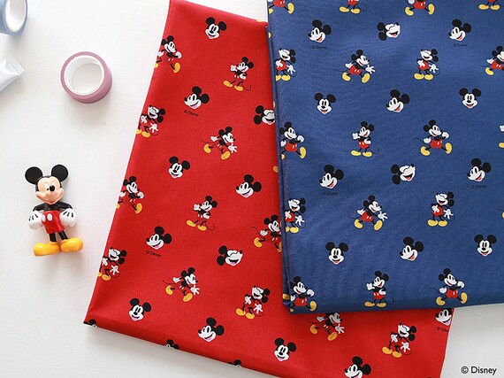 Mickey Mouse Edge Disney Cotton by the Yard Made in Korea - Etsy