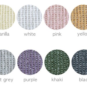 Mini Waffle | Waffle Cotton Fabric by the Yard, Made in Korea, 8 Colors ...