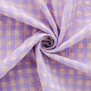 Holy Moly Mix Check, Poly Cotton by the Yard, 8 Colors, Made in Korea ...