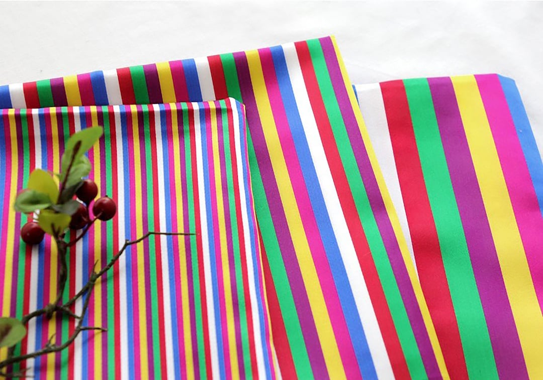 Rainbow | Saekdong Korean Silk by the Yard Made in Korea Polyester ...
