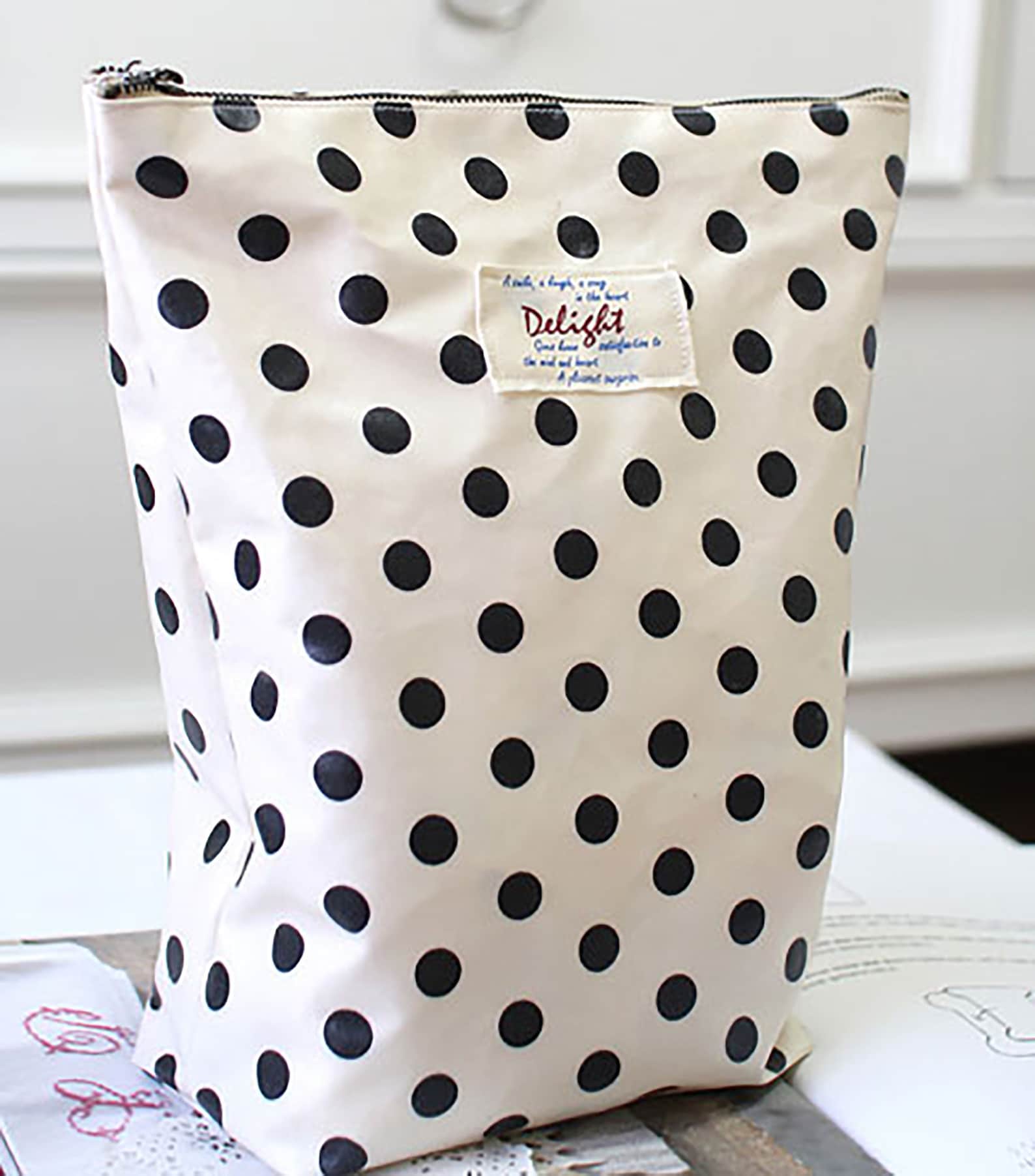 11mm Polka Dot Laminated Waterproof Yarn Dyed Cotton Fabric - Etsy