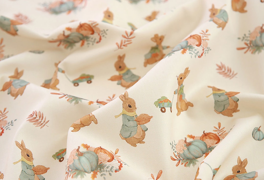 Peter Rabbit Farm Organic Cotton by the Yard Made in Korea Beatrix ...