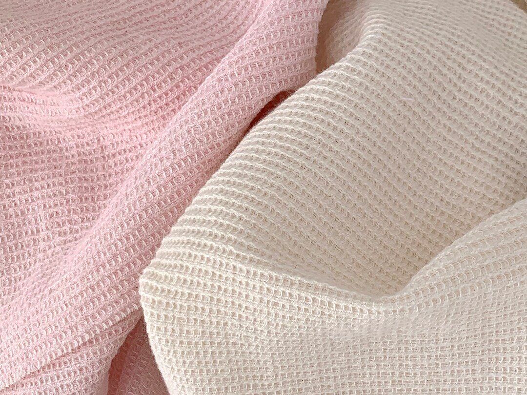 Mini Waffle | Waffle Cotton Fabric by the Yard, Made in Korea, 8 Colors ...