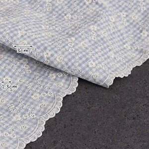 Ellena Flowers | Floral Emboridered Fabric by the Yard, Floral Border ...