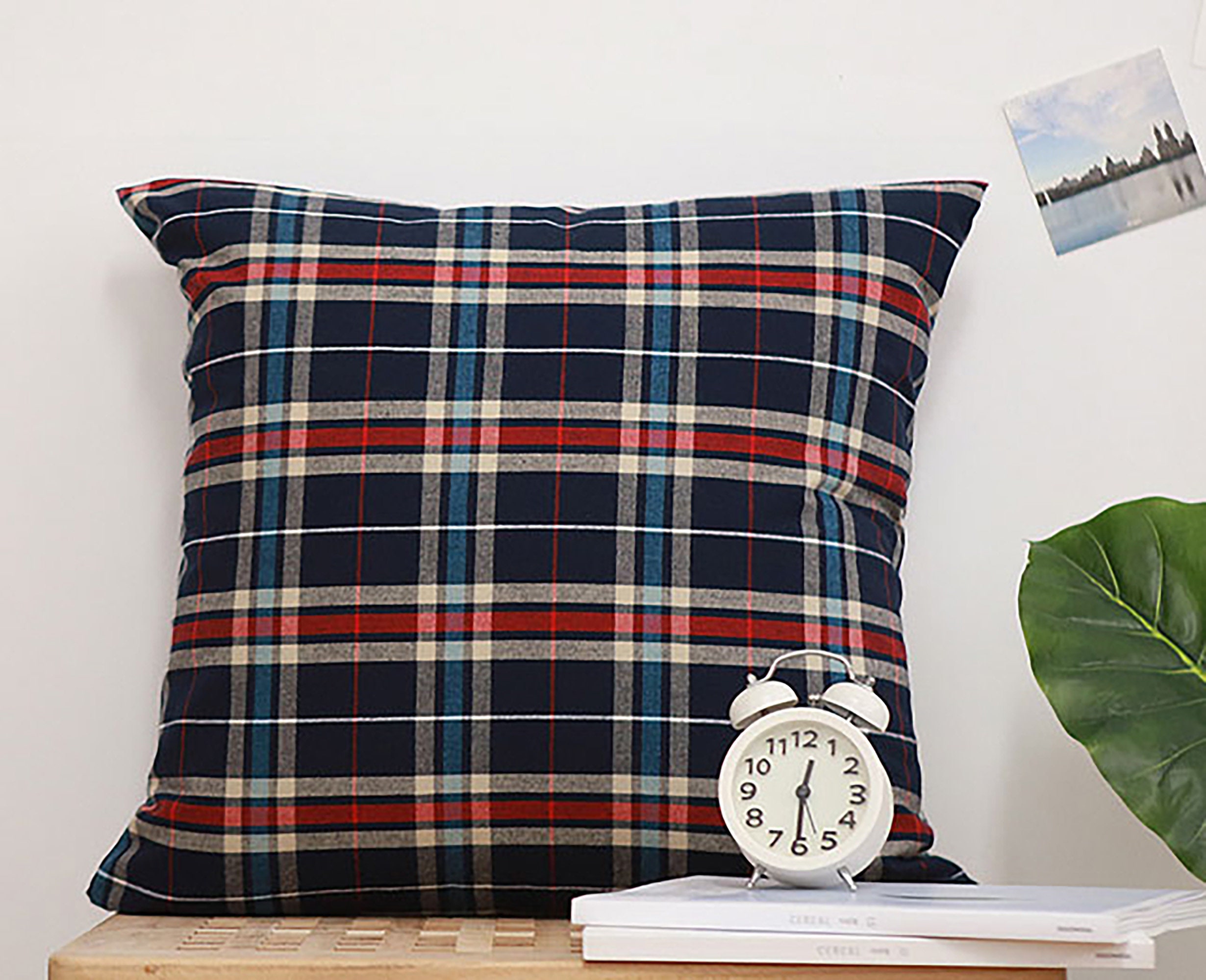 Royal Navy Check Washed Cotton by the Yard Made in Korea - Etsy