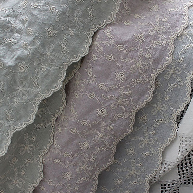 Embroidered Fabric - Etsy