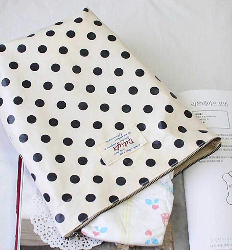 11mm Polka Dot Laminated Waterproof Yarn Dyed Cotton Fabric - Etsy