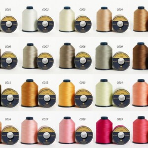 Core Sewing Thread A No. CO01-CO50 of 100 Colors 45'S/2 Coco Core ...