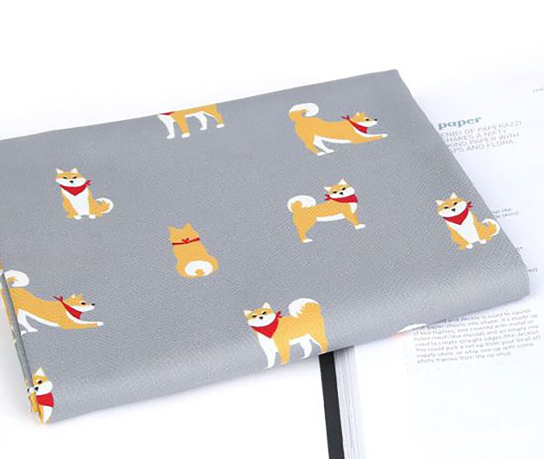 Shiba's Daily Life | Cotton by the Yard Made in Korea Digital Print ...