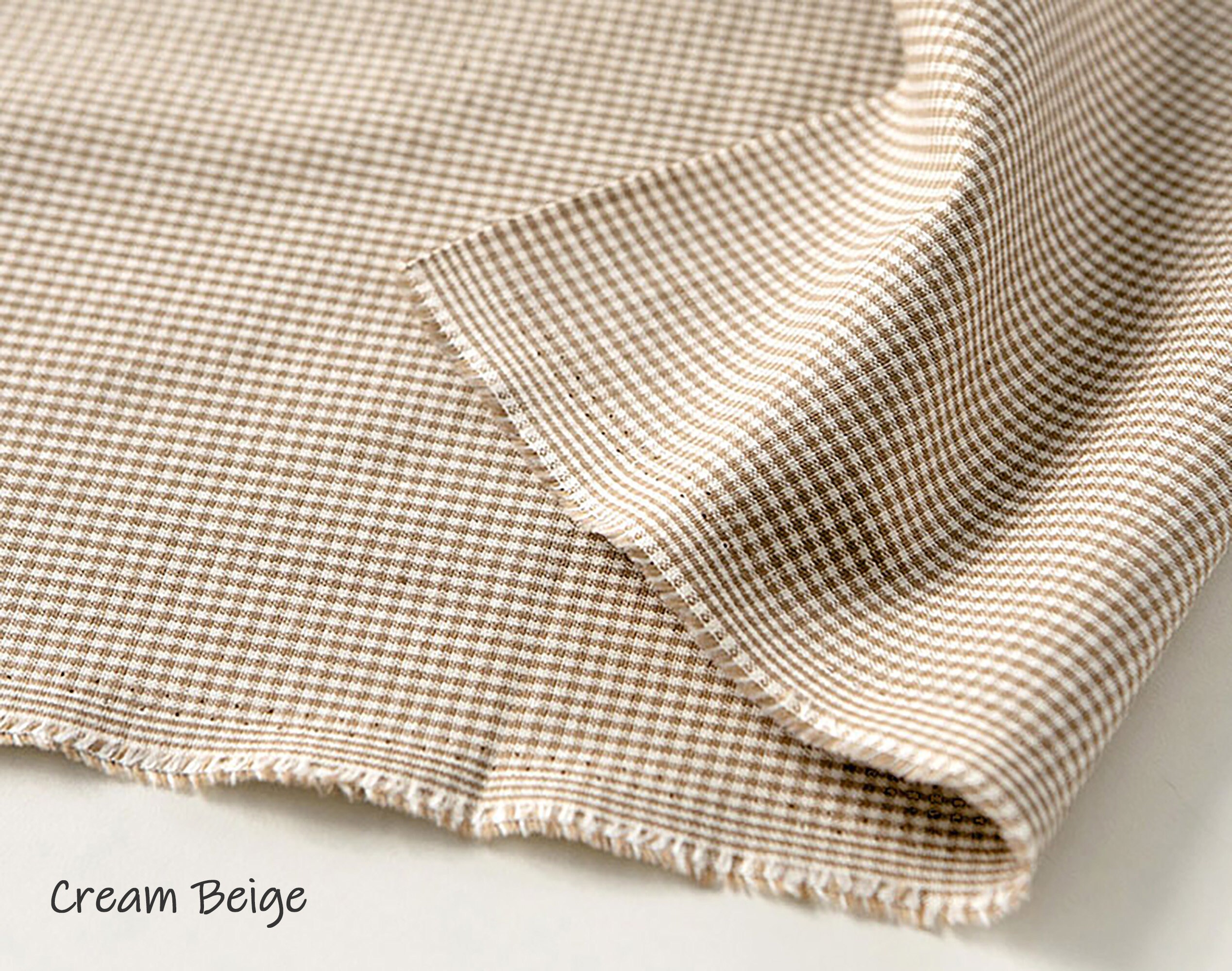 2mm Gingham Check | Cotton by the Yard 12 Colors Made in Korea Yarn ...
