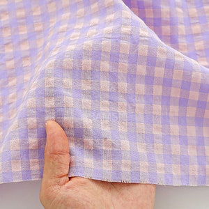 Holy Moly Mix Check, Poly Cotton by the Yard, 8 Colors, Made in Korea ...
