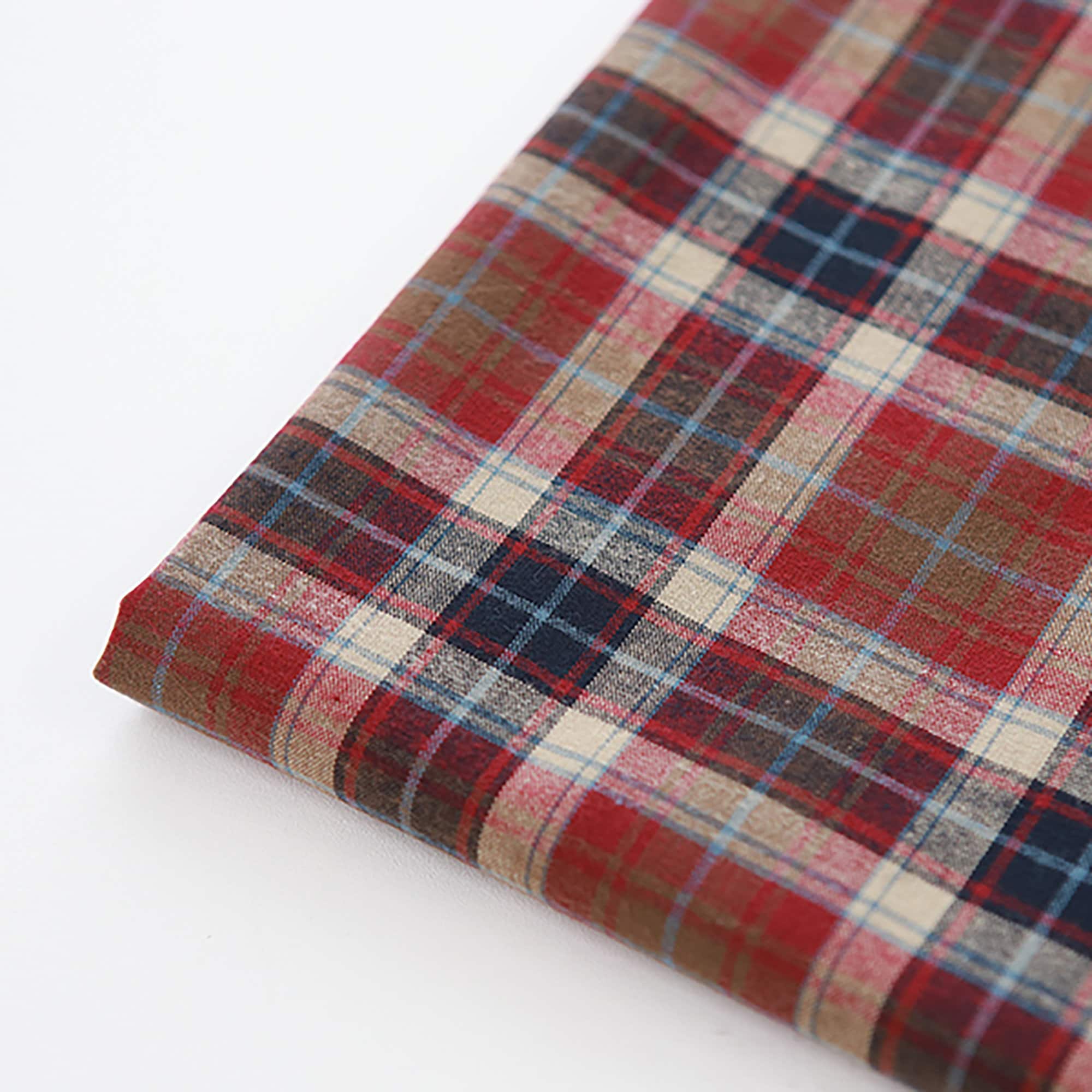 Grand Check | Washed Cotton by the Yard Made in Korea Yarn Dyed Vintage ...