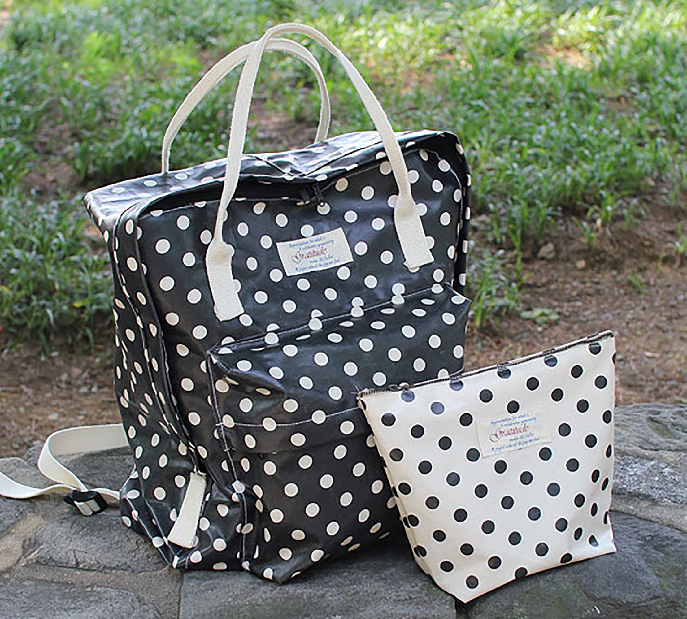 11mm Polka Dot Laminated Waterproof Yarn Dyed Cotton Fabric - Etsy