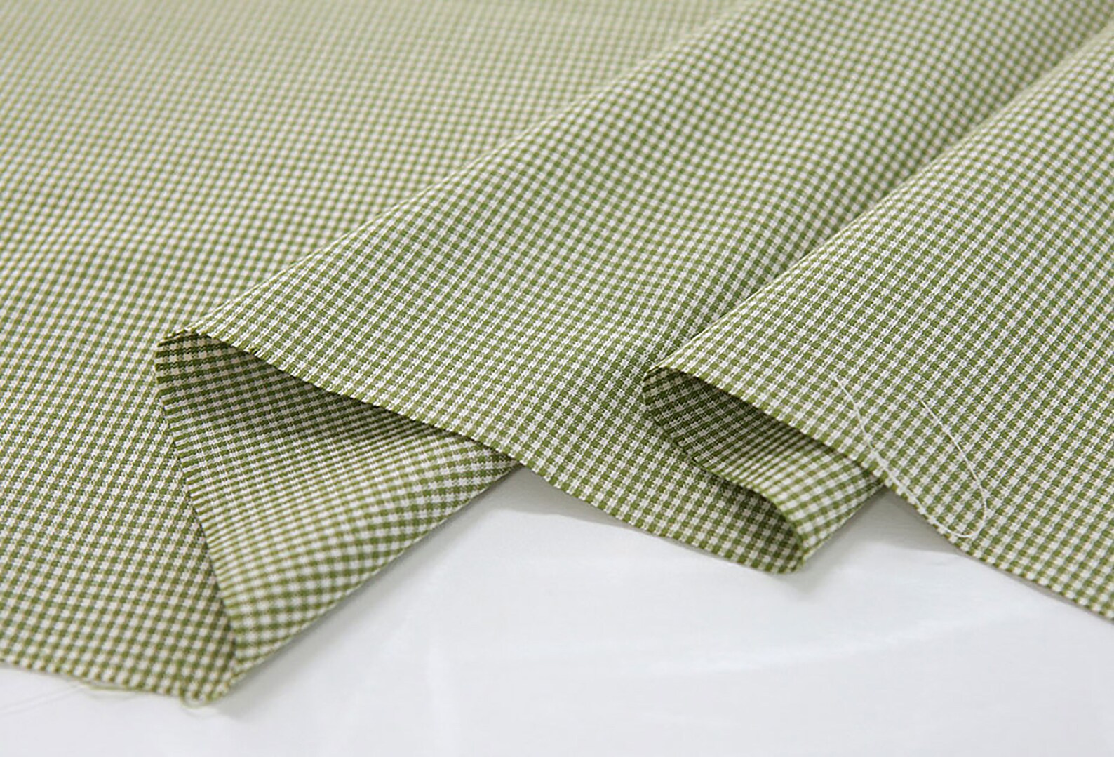 2mm Gingham Check | Cotton by the Yard 7 Colors Made in Korea Yarn Dyed ...
