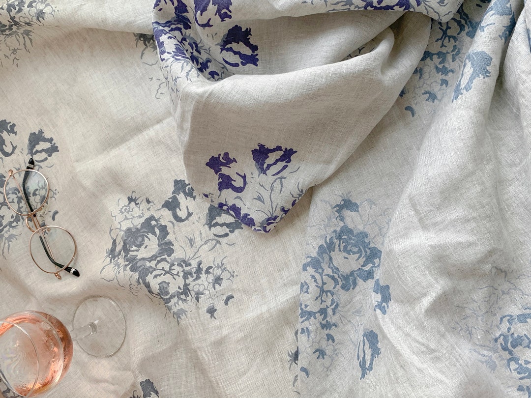 Blush Rose Natural | Pure Linen by the Yard, 4 Colors, Made in Korea ...