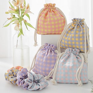 Holy Moly Mix Check, Poly Cotton by the Yard, 8 Colors, Made in Korea ...