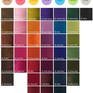 No. 46-90 of 90 Colors 45s/2 Prime Sewing Thread Polyester and Nylon in ...