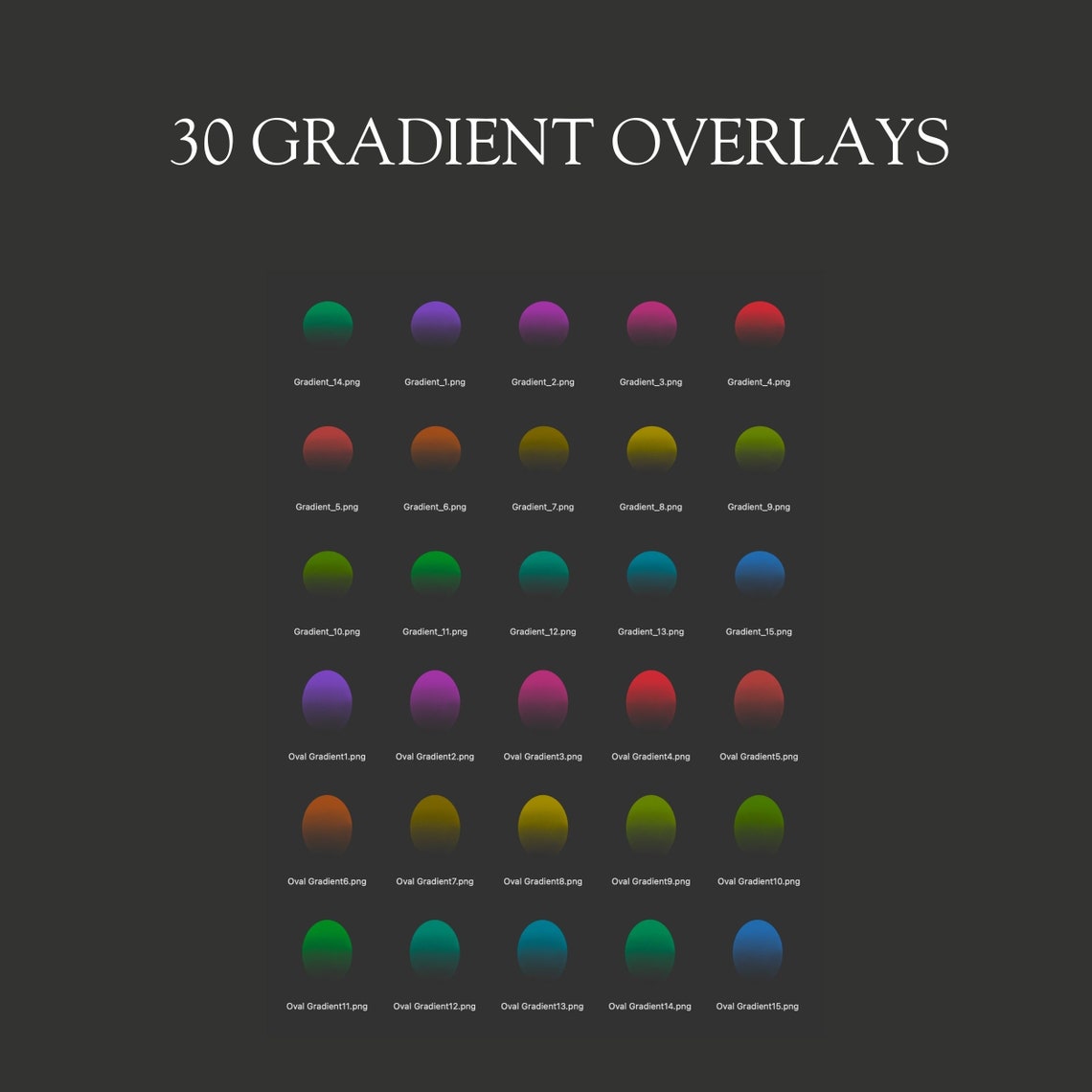 Circle Gradient Overlays, Photoshop Overlay, Maternity Overlay ...