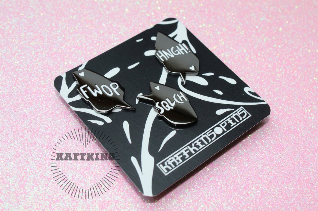 Black SFX Pins 1 - Anime Manga Enamel Pin - Cute Enamel Lapel Pin ...
