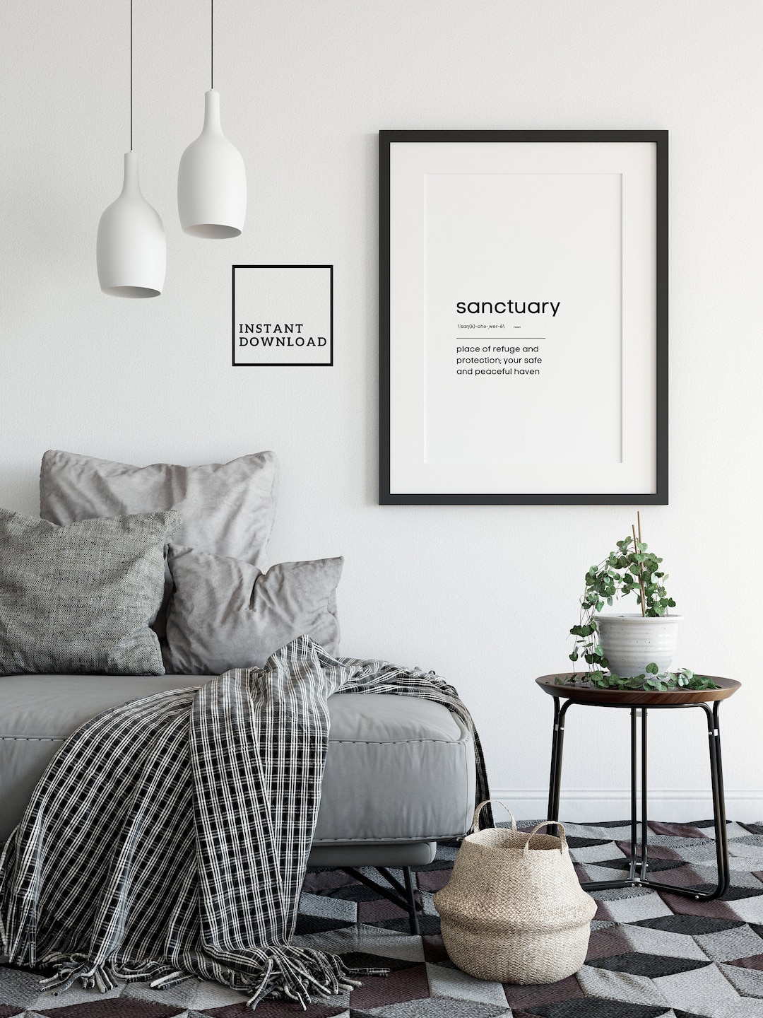 DIGITAL: Sanctuary Print Sanctuary Poster Sanctuary Definition Print ...