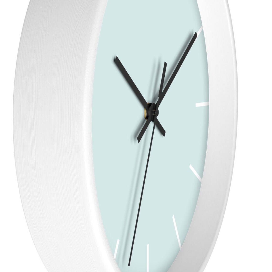 Mint Green Wall Clock Teal Wall Clock Turquoise Wall Clock Scandinavian ...