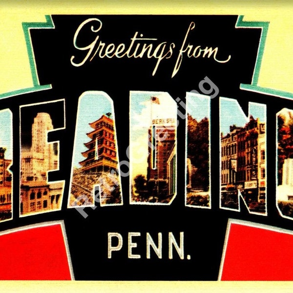 Reading Pennsylvania - Etsy